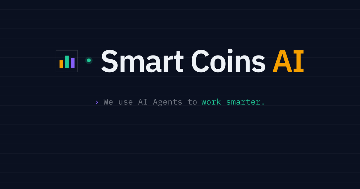 SmartCoins.ai | AI-First Workforce, AI-Optimized Workflows, AI-Native ...
